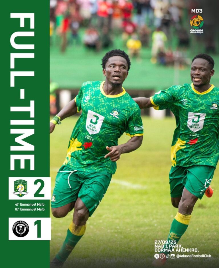 GPL Match Day 3: Aduana Stars 2-1 Swedru All Blacks – Ghana Eye Report
